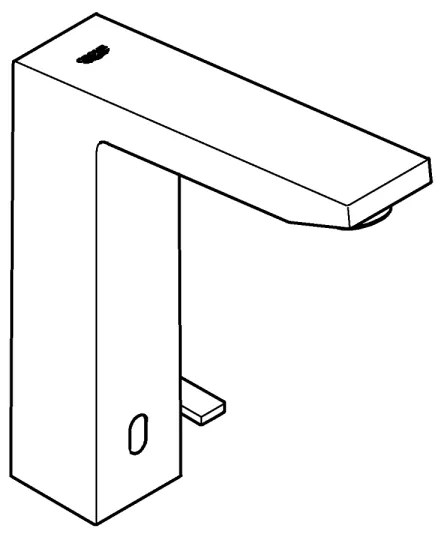 GROHE 36440000 - Infra elektronická umyvadlová baterie EUROCUBE E DN 15 chrom