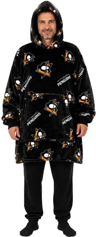 Mikinová televizní deka NHL Pittsburgh Penguins - vel. M