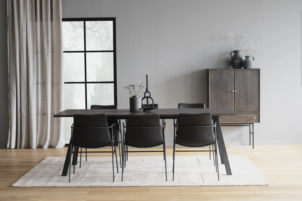 ROWICO Jídelní židle HUNTINGBAY černá 118622AA