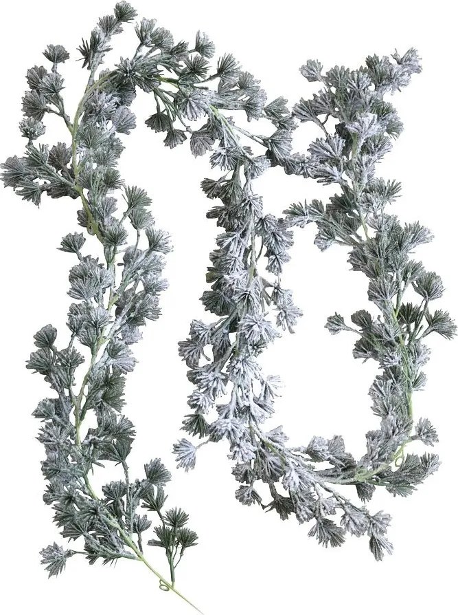 Vánoční zasněžená cedrová girlanda Cedar Garland - 180 cm