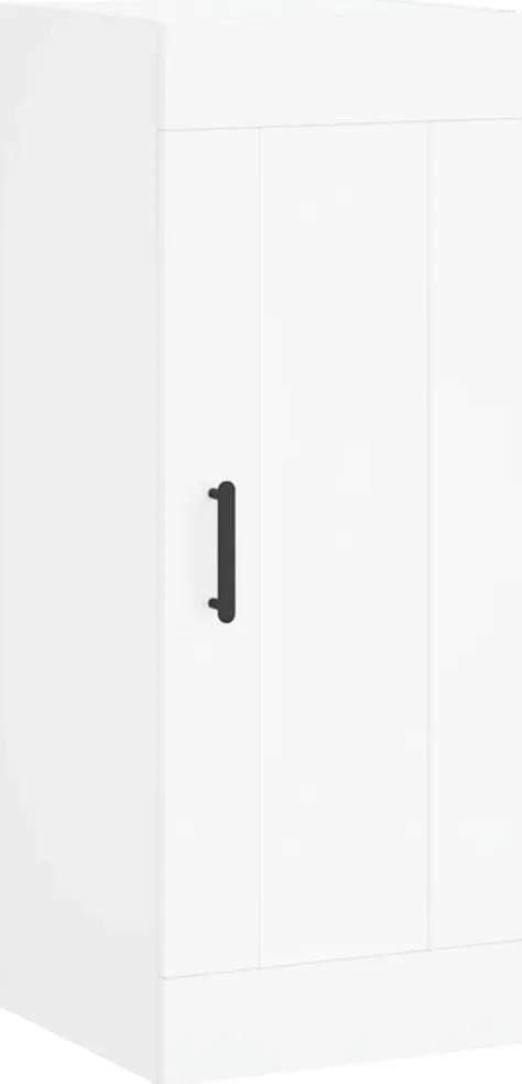vidaXL Skříň highboard 34,5 x 34 x 180 cm kompozitní dřevo [3200201] Barva: šedá sonoma