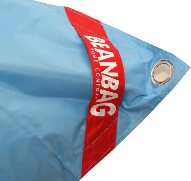 BeanBag Sedací pytel 189x140 comfort s popruhy cyan