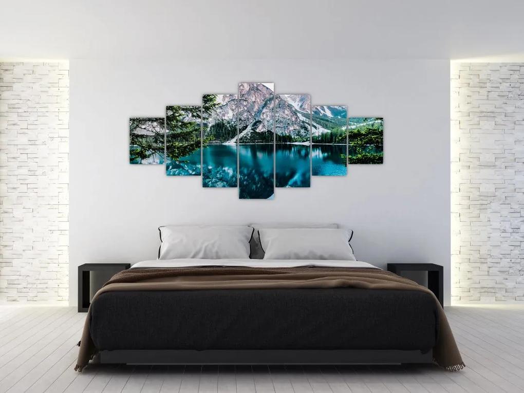 Obraz Jezera v Alpách (210x100 cm)
