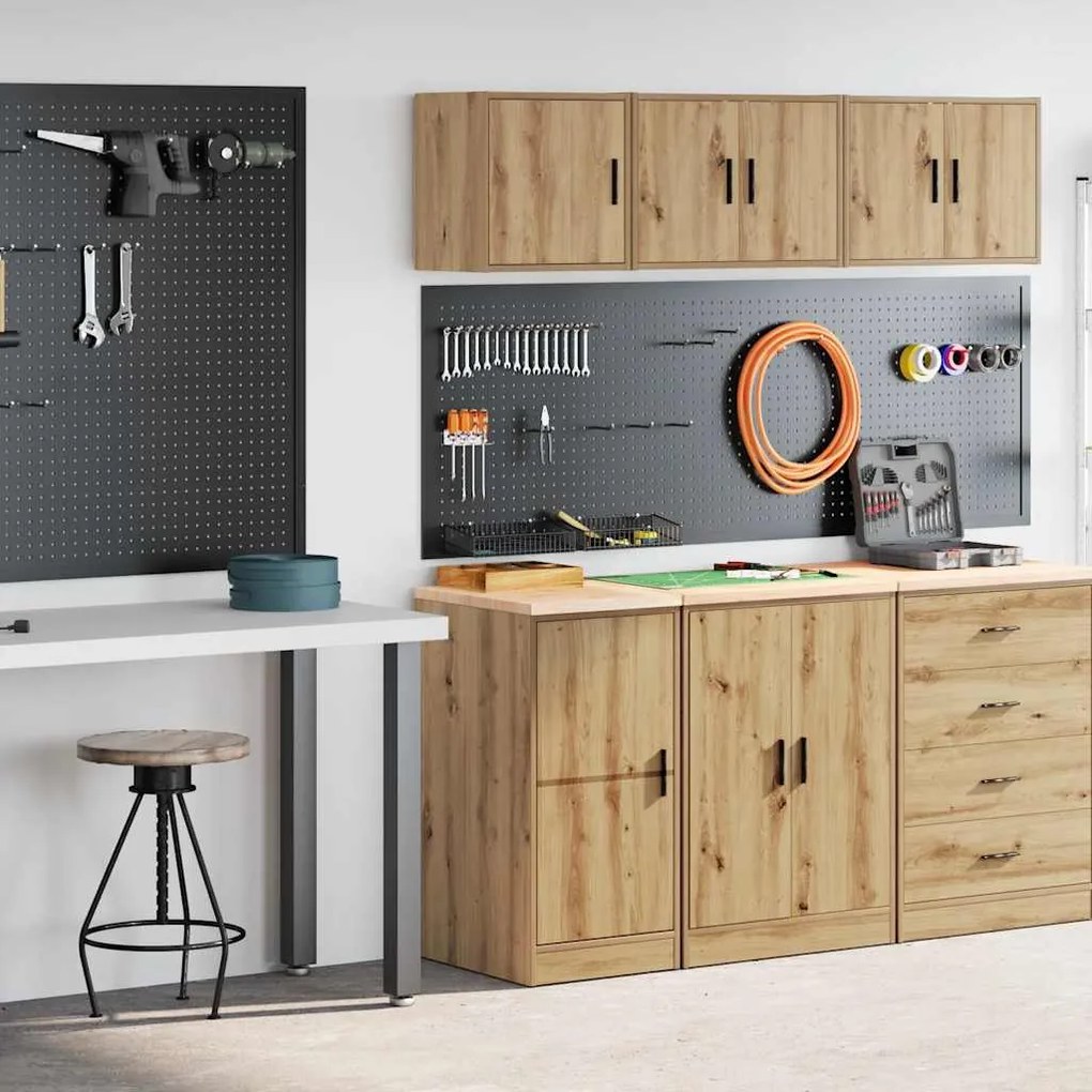 Garážové skříně 2 ks dub artisan kompozitní dřevo 3328304