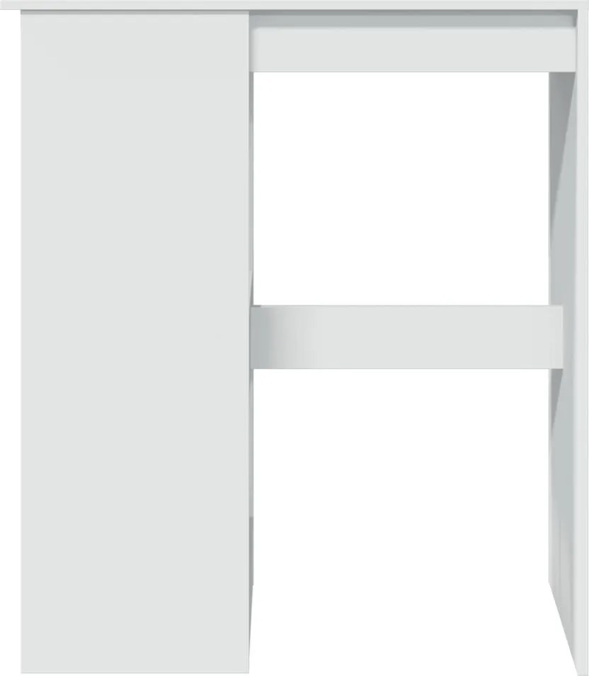 vidaXL Barový stůl s regály 90 x 47,5 x 103,5 cm kompozit [854337] Barva: dub sonoma