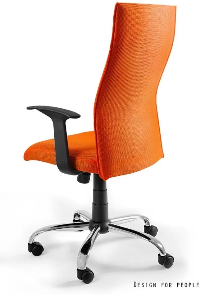 UNIQUE Kancelářská židle Black on Black - šedá
