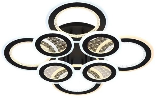LED Stmívatelný přisazený lustr LED/200W/230V 3000-6500K + dálkové ovládání