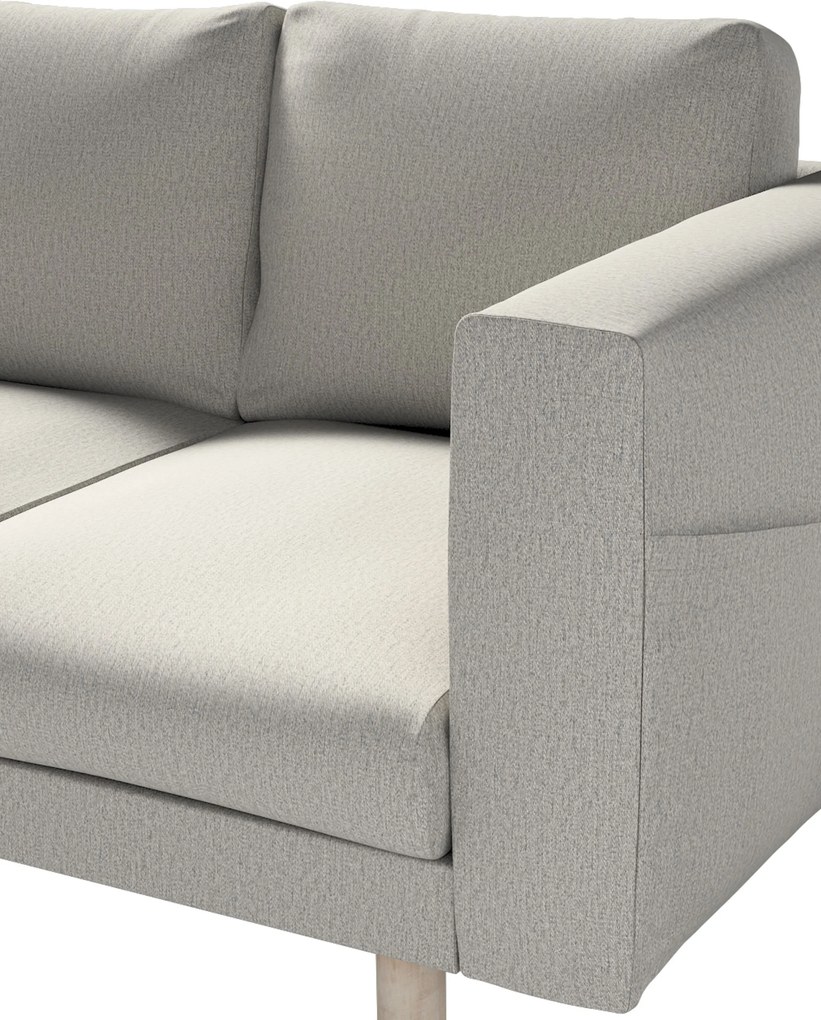 Potah na pohovku IKEA Norsborg 3-místná barva šedá látka pletený vzor
