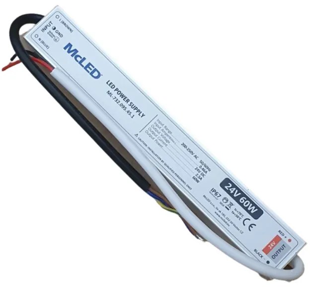 MCLED sestava LED pásek do sauny WW 3m + kabel + trafo + stmívání