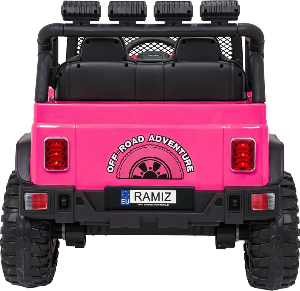 Ramiz Auto Jeep BEAST 4x4 růžové