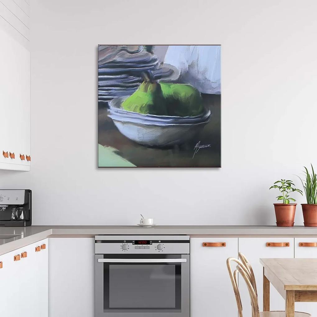 Obraz na plátně Zátiší Hrušky Ovoce - 40x40 cm