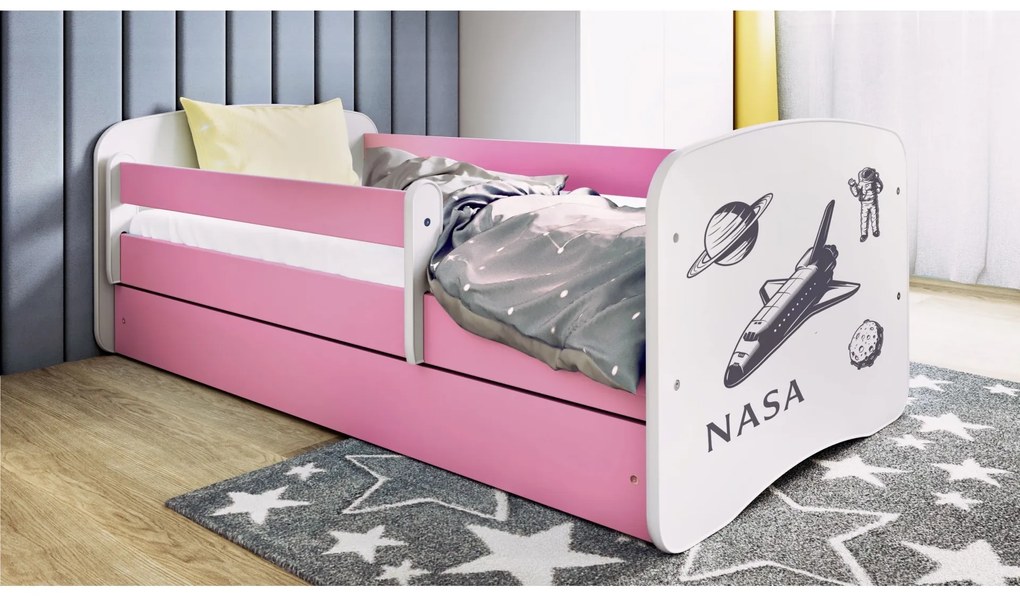 Dětská postel Babydreams Nasa růžová