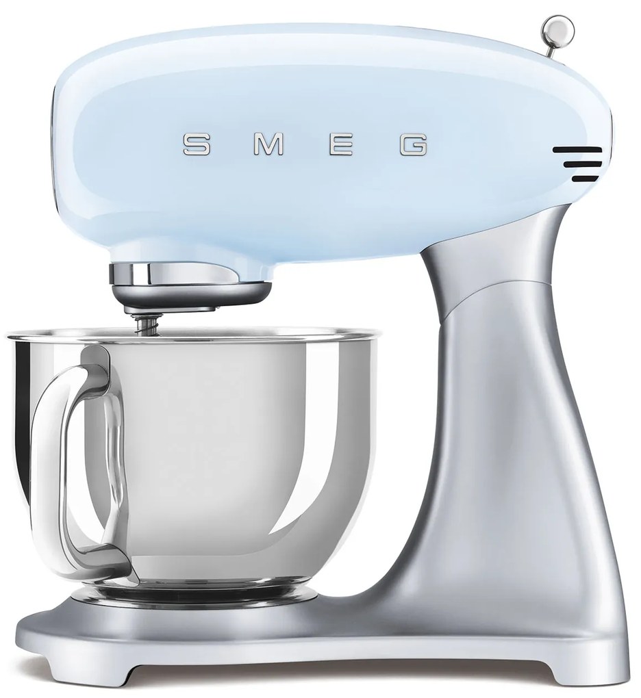 Kuchyňský robot Smeg 50's style SMF02PBEU / 800 W / 4,8 l / pastelově modrá