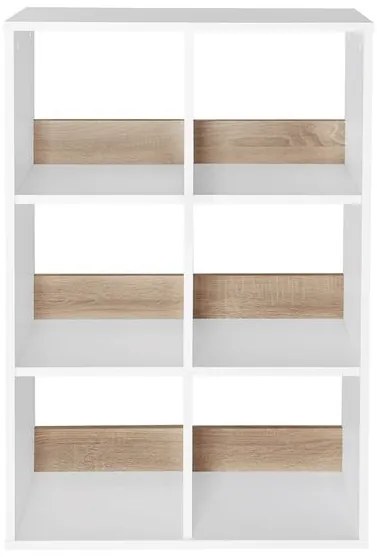 Regál EmaHome 74 x 108 x 33 cm - Sonoma