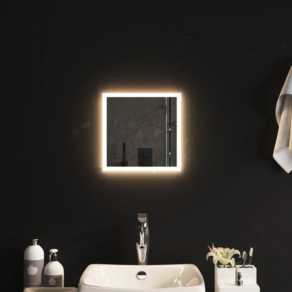 Koupelnové zrcadlo s LED osvětlením 30x30 cm - Default Title