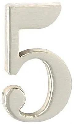 Domovní číslice COBRA &quot;3&quot; 50 mm (OLV,ONS, OFS), OFS - bronz česaný