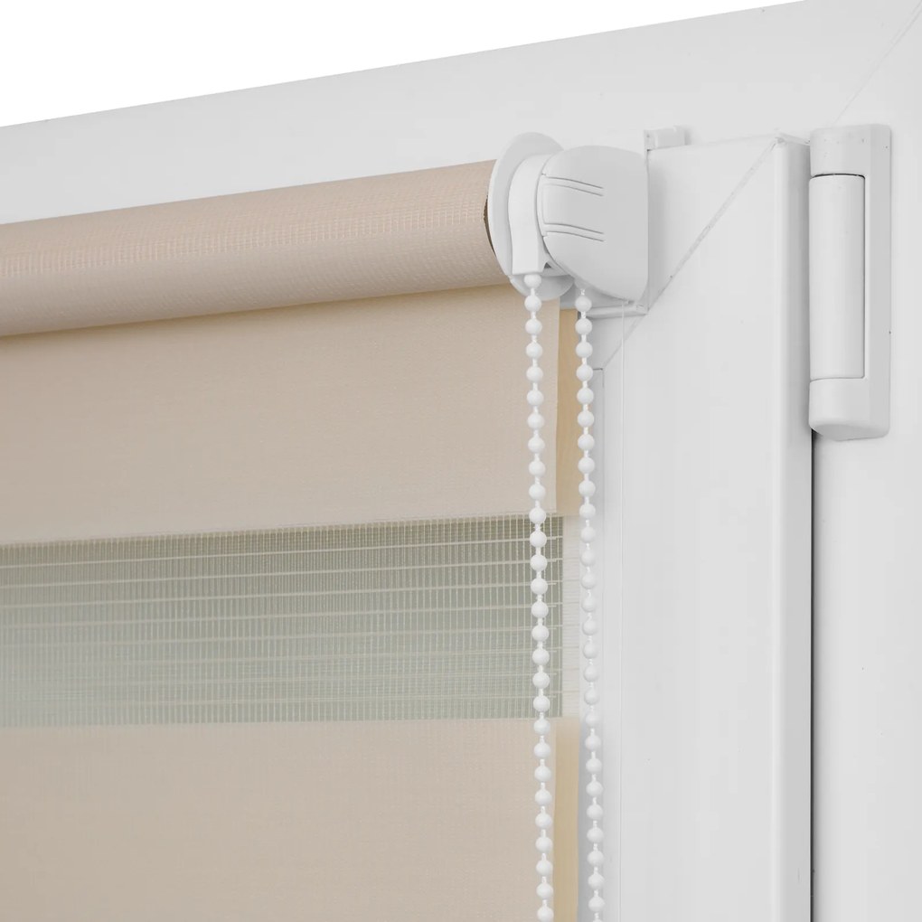 Roleta Den Noc neinvazivní soft Ecru 40x150 cm