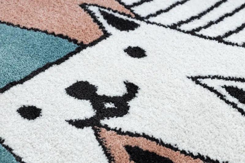 Dywany Łuszczów Dětský kusový koberec Fun Gatti Cats pink - 240x330 cm