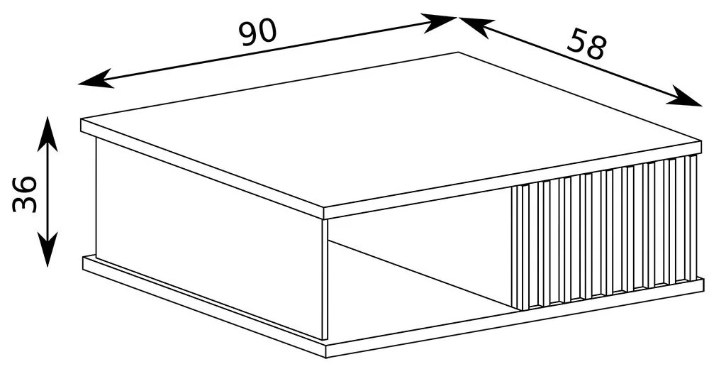 CALI | konferenční stolek C-8 + NOHY | artisan