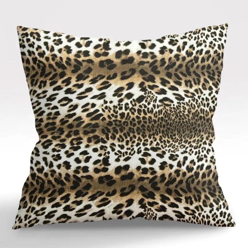 Ervi povlak na polštář bavlněný - Leopard