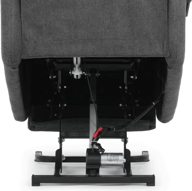 Polohovací křeslo šedé, elektrické TV-L8963 GREY2