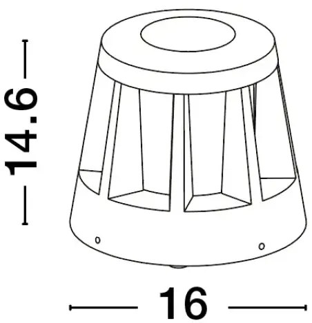 Venkovní LED lampa Stark