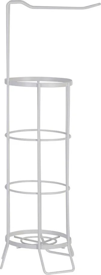 Bílý stojan na toaletní papír z nerezové oceli Linnea – Premier Housewares