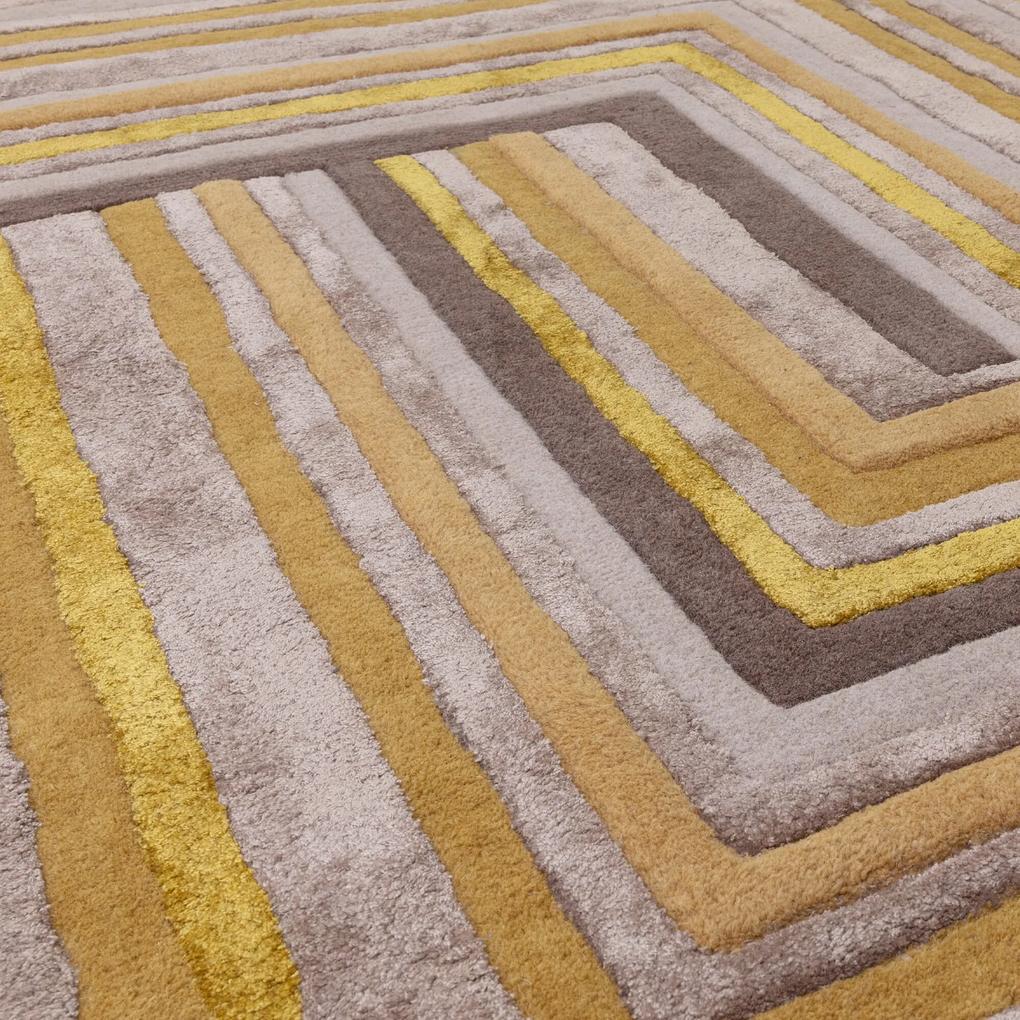 Tribeca Design Kusový koberec Blondie Network Gold Rozměry: 160x230 cm