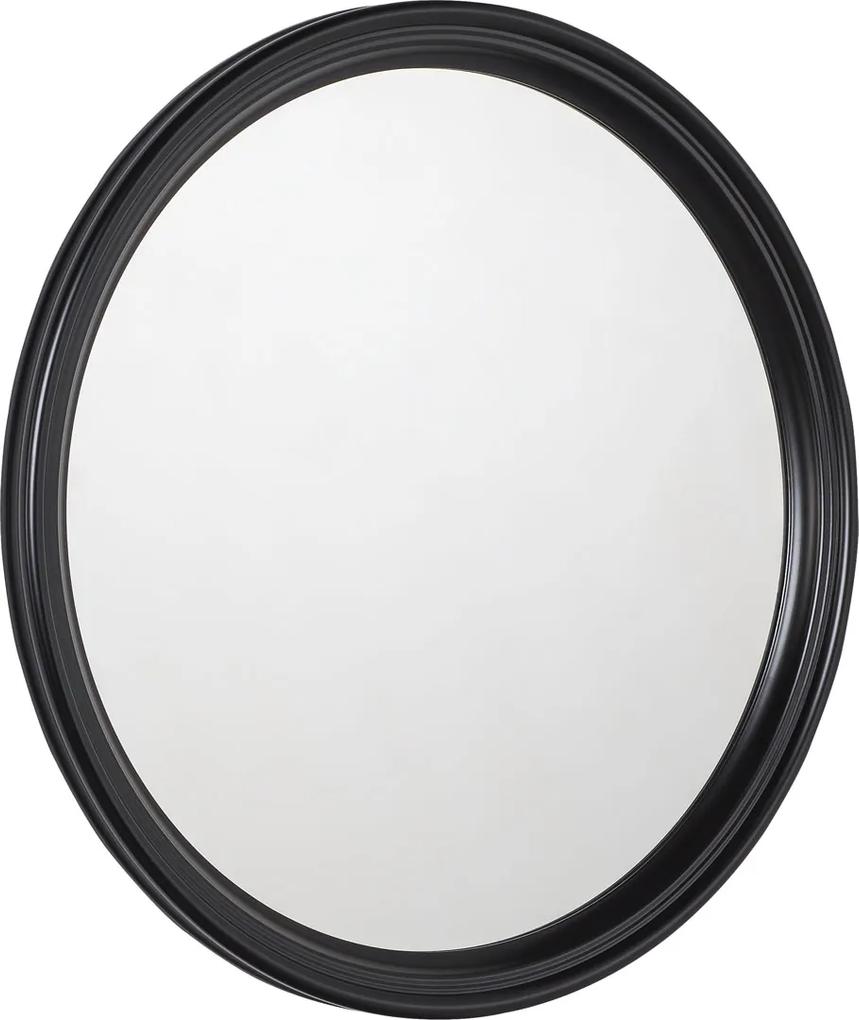 Zrcadlo závěsné oválné černé