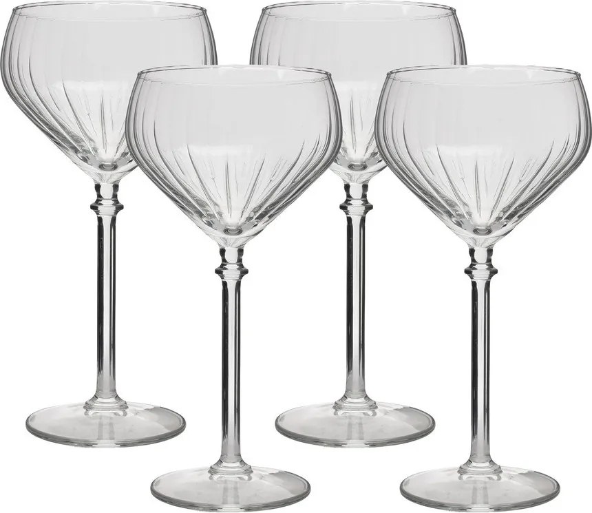 Skleničky v sadě 4 ks na koktejly 290 ml Noble – BonBistro