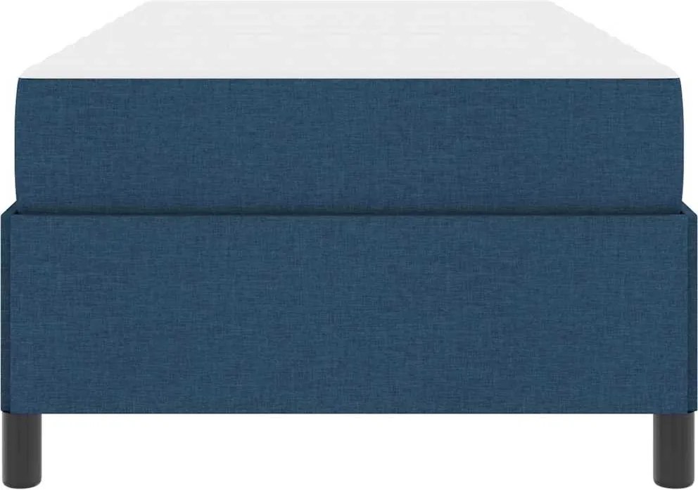 Postel s boxspringem Modrá 80 x 200 cm textil 3398821