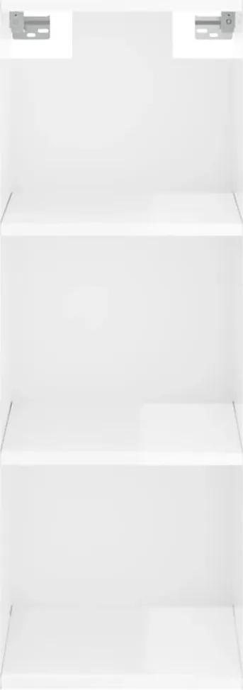 vidaXL Skříň highboard 34,5 x 34 x 180 cm kompozitní dřevo [3190079] Barva: kouřový dub