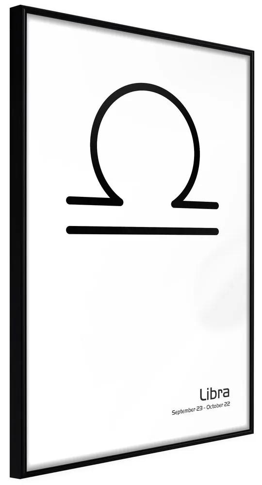 Plakát znamení váhy - Zodiac: Libra
