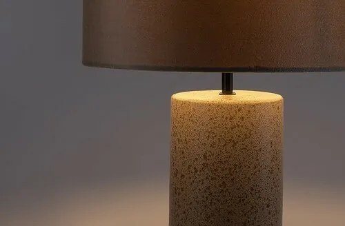 Rabalux 74219 dekorativní keramická stolní lampa Yelda, hnědá