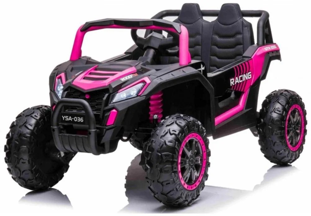 Mamido buggy utv racing 4 × 4 růžové