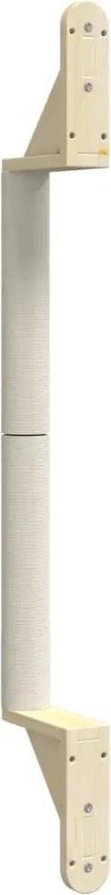 Nástěnné škrabadlo pro kočky 109 cm sisal 172408