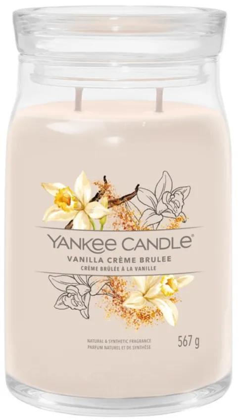 OnaDnes -20% Velká vonná svíčka Yankee Candle Vanilla Crème Brûlée Signature