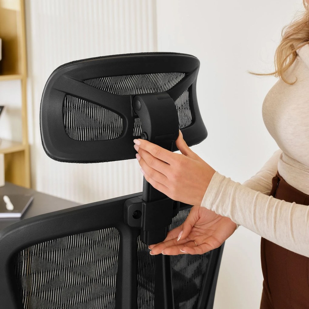 Ergonomické křeslo Romalo – Černé