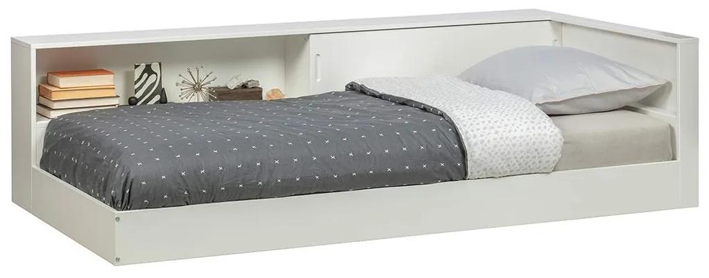 Rohová postel s úložným prostorem Connect 90 × 200 cm
