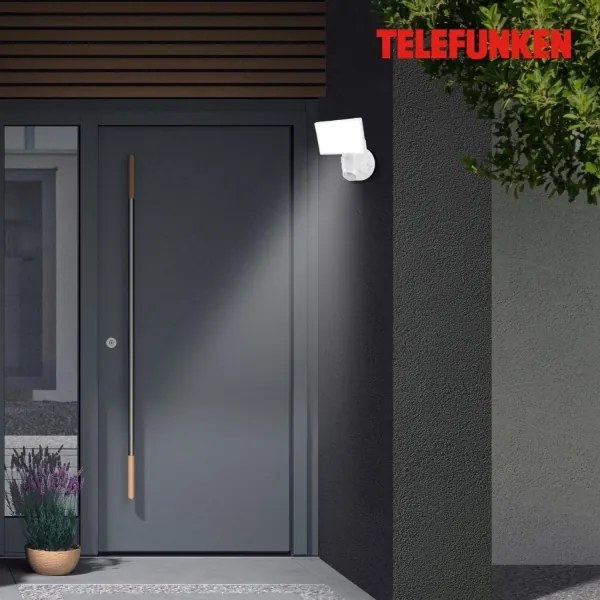Telefunken 304306TF - LED Venkovní nástěnné svítidlo se senz. LED/16W/230V IP44