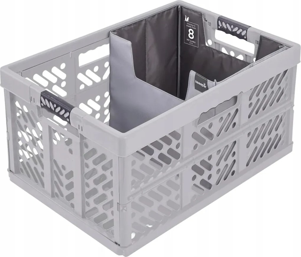 Keeeper Pevný skládací box / organizér do kufru na nákup NEO , 19L, 31,5 x 23 x 26,5 cm