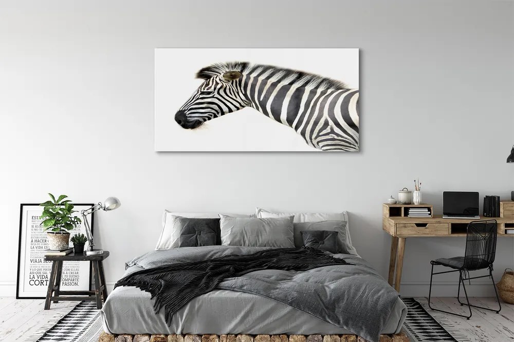 akrylový obraz zebra 140x70 cm