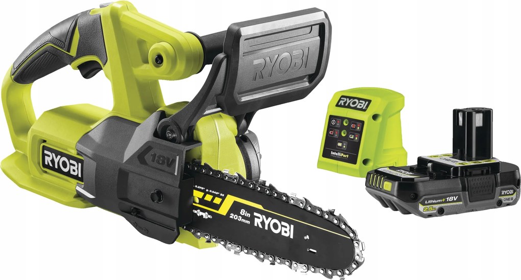 Ryobi Větevová Řetězová Pila 18V +2,5Ah Akumulátor RY18CS20A-125
