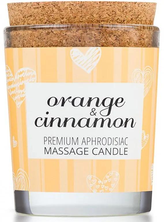 VALAVANI MAGNETIFICO – Enjoy it! masážní svíčka Orange & Cinnamon (Pomeranč a skořice), 70 g