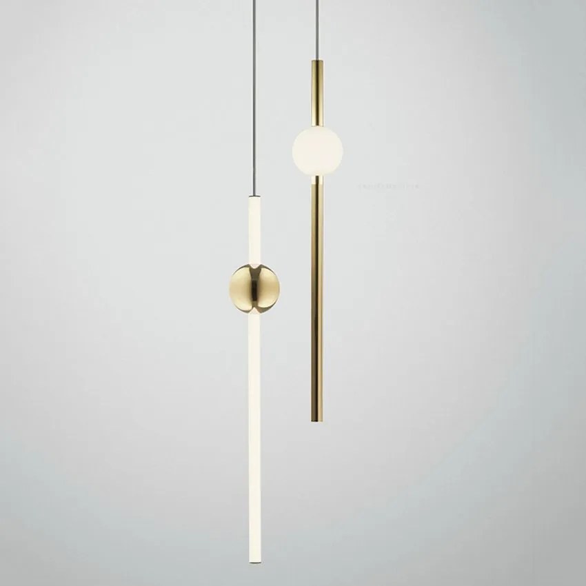 Toolight - LED stropní lampa závěsná 60cm 12W APP476-CP, bílá-zlatá, OSW-00608