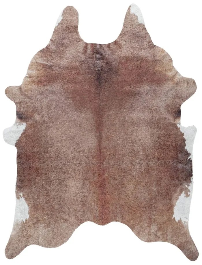 Hnědá syntetická kůže 100x135 cm Etosha – Ayyildiz Carpets