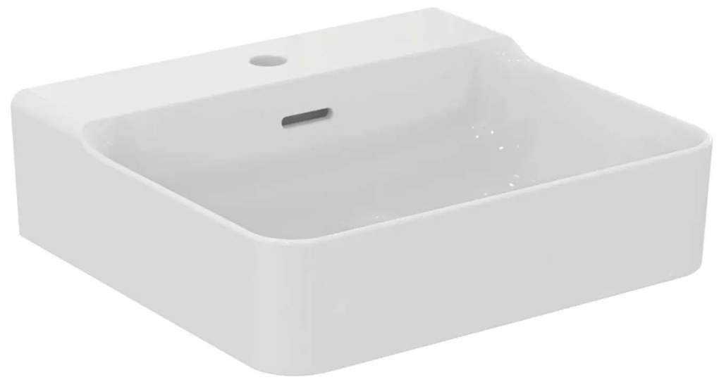 Ideal Standard Conca Ceram - Umyvadlo 50x45 cm, s přepadem, otvor pro baterii, bílá T369001