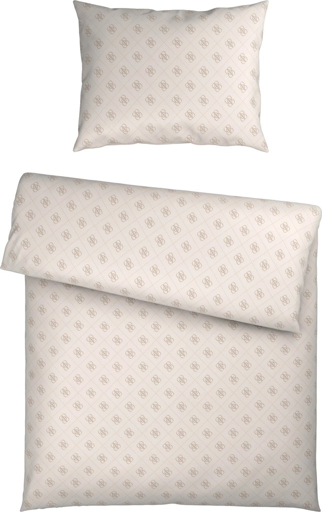 XXXLutz POVLEČENÍ satén krémová 140/200 cm Ambia Home - Povlečení - 004443009202