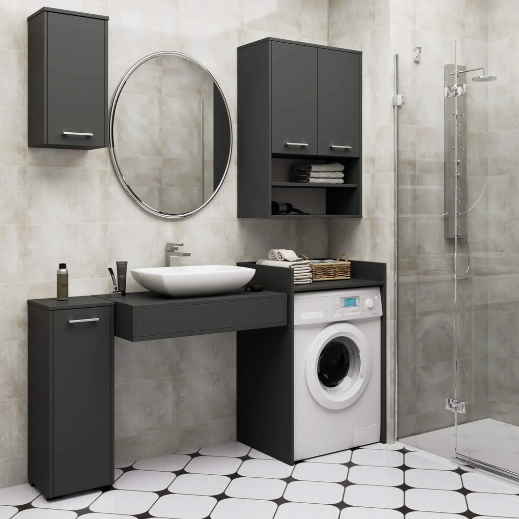 Závěsná koupelnová skříňka Fin W64 2D 64 cm - výběr z 5 provedení