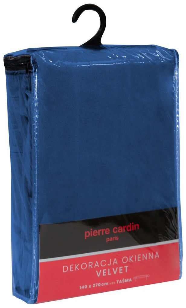 ZATEMŇOVACÍ ZÁVĚS NA PÁSCE PIERRE CARDIN SIBEL 140X270 CM TMAVĚMODRÁ
